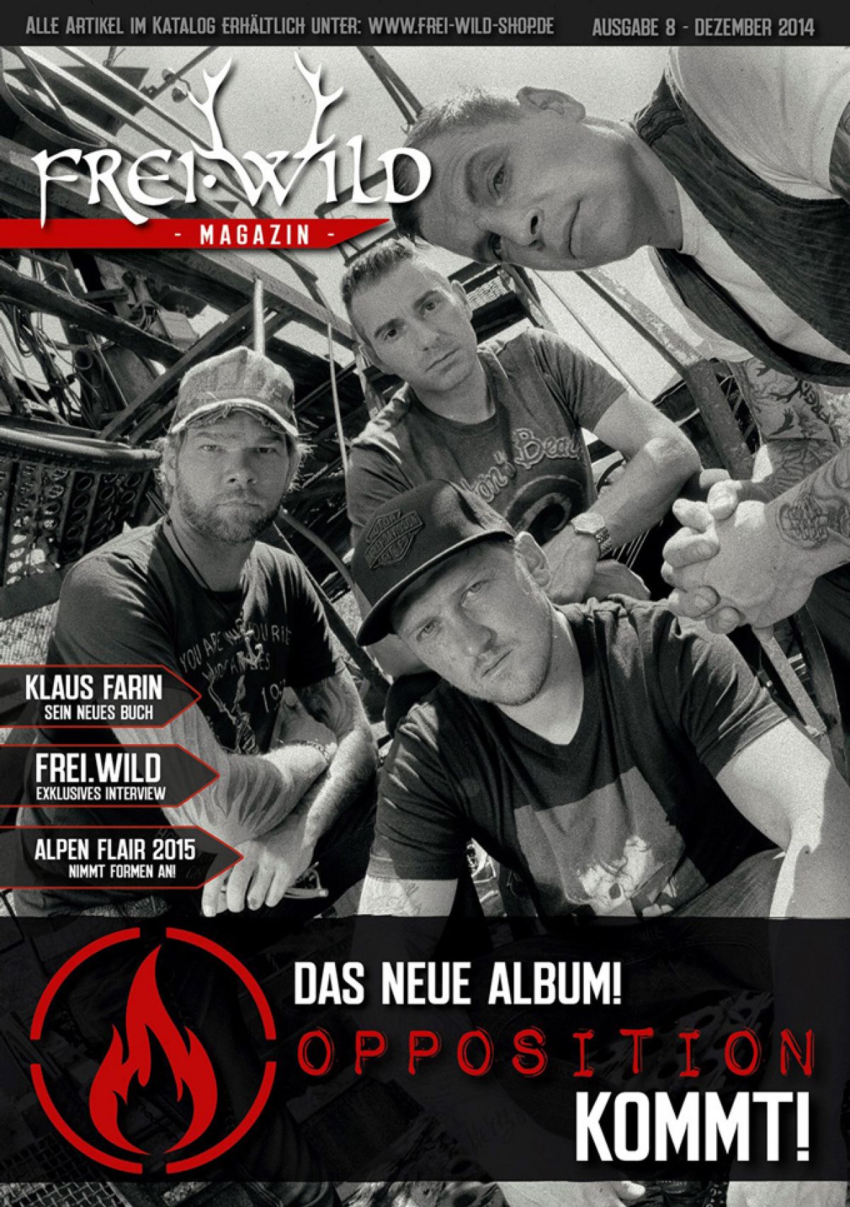 Opposition, das Magazin - Interviews & neuer Merch | Blog | Frei.Wild